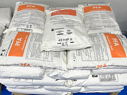 杜邦451高纯PFA料仓储_君昇科技-广东高纯PFA管PFA接头厂家